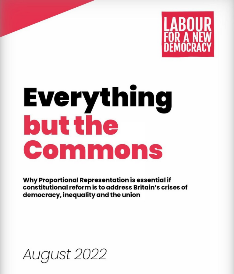 EVERYTHING BUT THE COMMONS: WHY PR IS ESSENTIAL - Labour Campaign for ...
